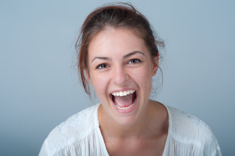 Young Woman with a Beautiful Smile Stock Image - Image of attractive ...
