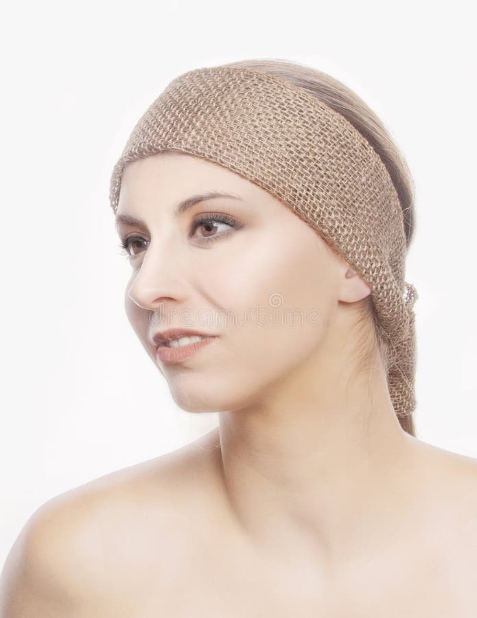 Beauty Model with Good Skin and Basic Makeup Stock Photo - Image of ...