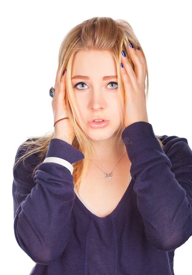 Young Woman Close Up Studio Portrait Stock Photo - Image of beauty ... Young Woman Close Up Studio Portrait Stock Photo - Image of beauty ...
