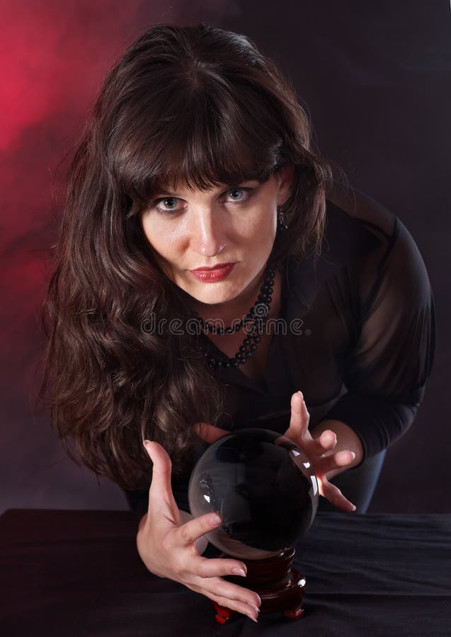 1,799 Young Woman Crystal Ball Stock Photos - Free & Royalty-Free Stock ...