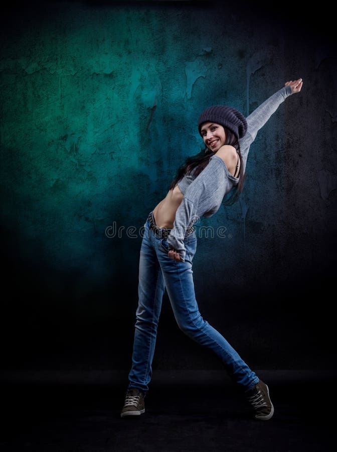 Young woman with gun stock photo. Image of person, standing - 25361426