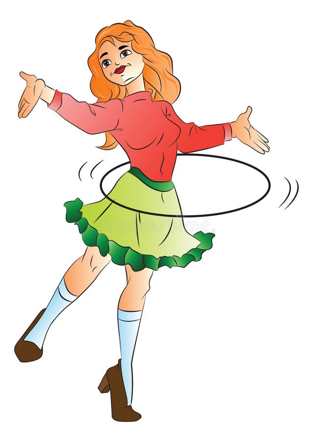 Hoola Hoop Stock Illustrations – 100 Hoola Hoop Stock Illustrations ...
