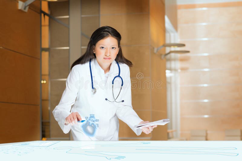 Young woman doing research stock photo. Image of laboratory - 29528162