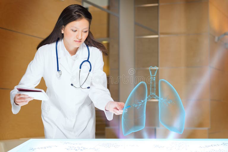 Young woman doing research stock photo. Image of examination - 29528166
