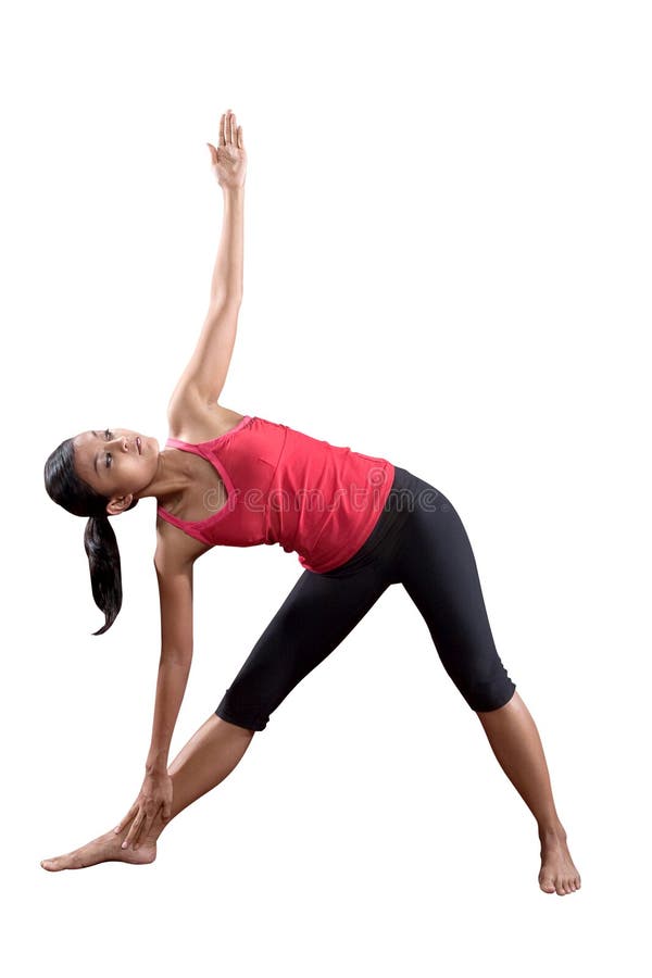 Young Woman in Various Exercise Stock Image - Image of girl, foot: 5298737