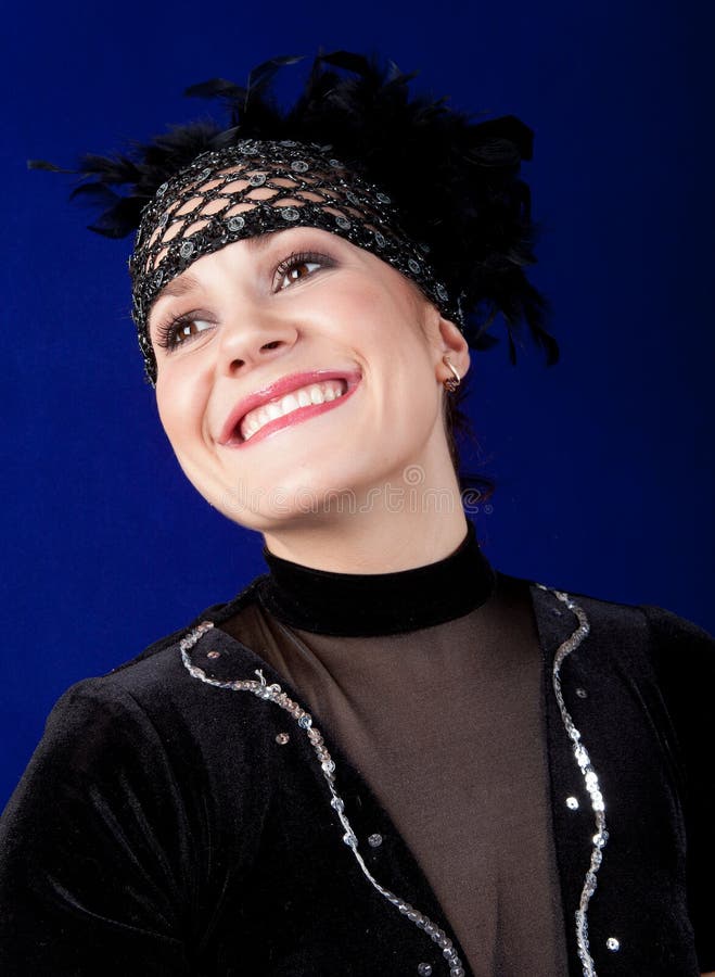 Young Woman Dressed in a Costume of the Dancer Stock Image - Image of ...