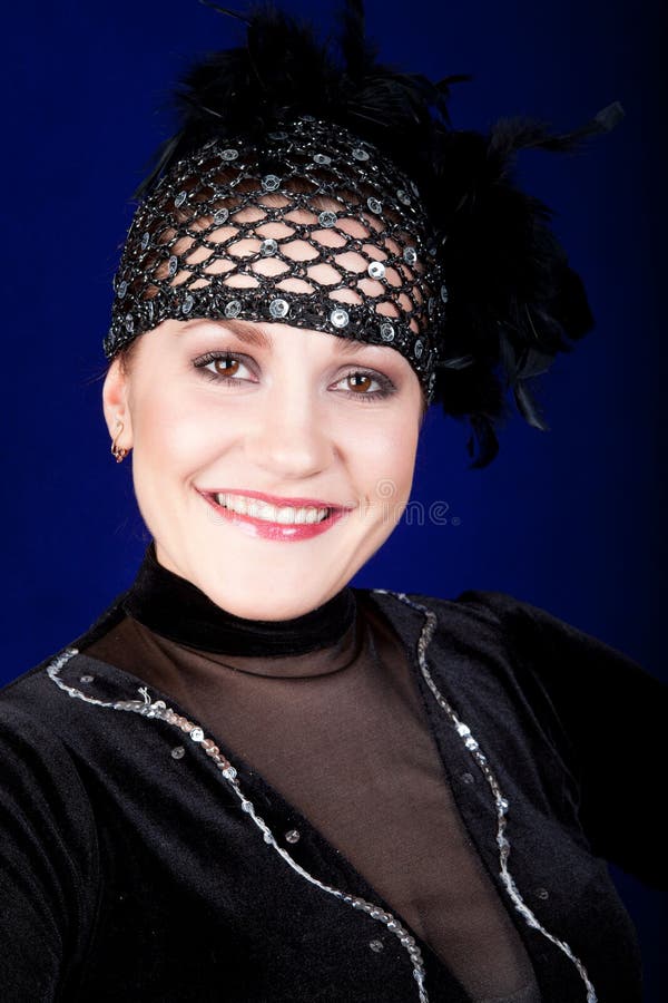 Young Woman Dressed in a Costume of the Dancer Stock Image - Image of ...