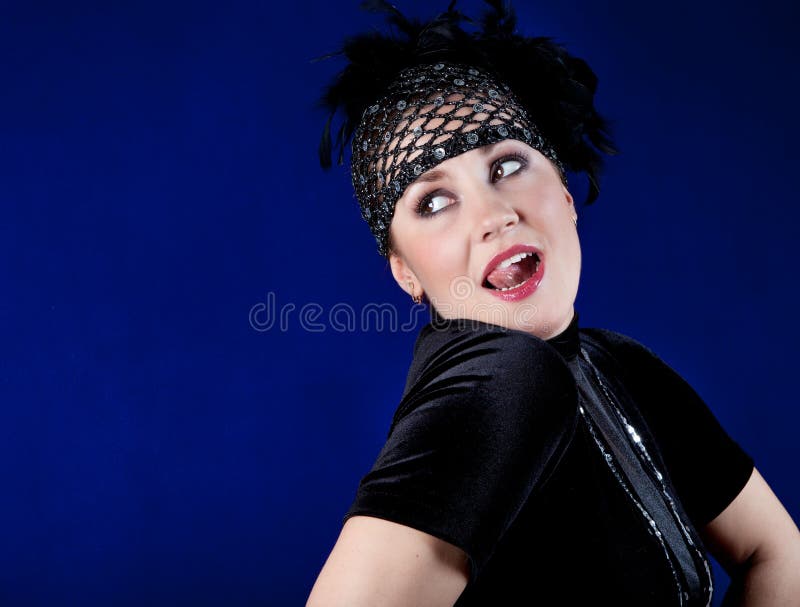 Young Woman Dressed in a Costume of the Dancer Stock Image - Image of ...