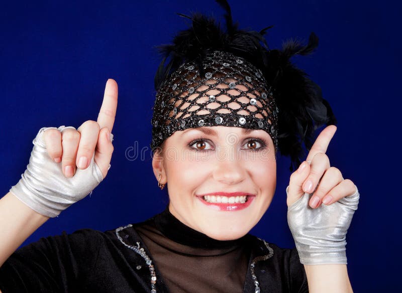 Young Woman Dressed in a Costume of the Dancer Stock Image - Image of ...