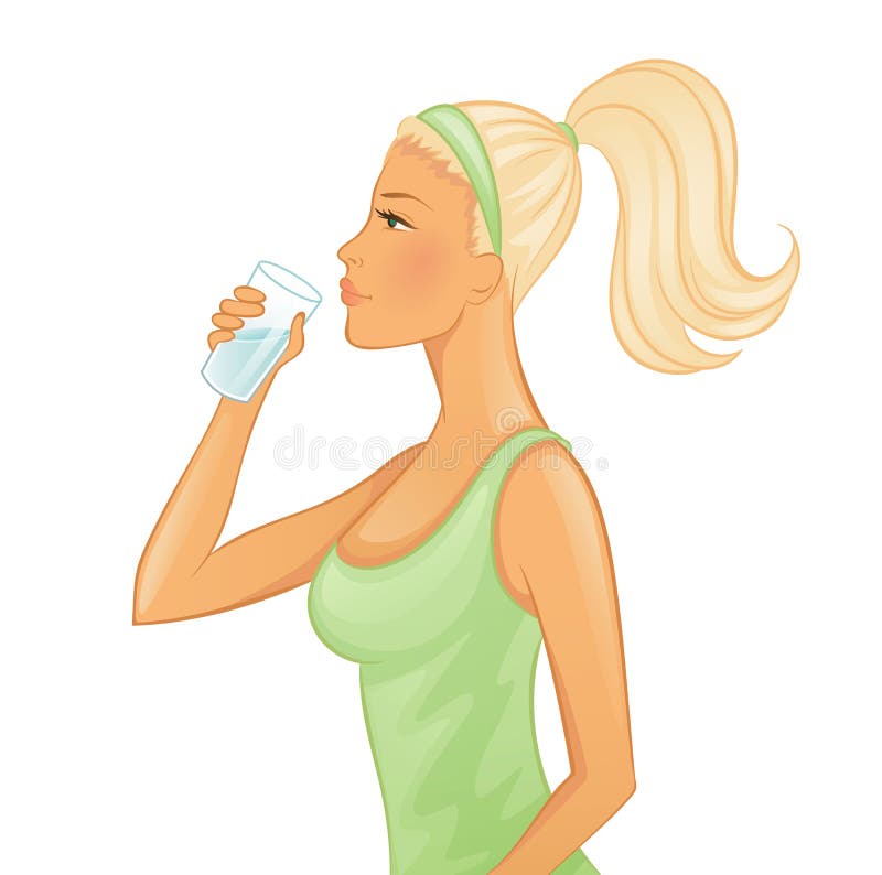 Cartoon Drinking Water Stock Illustrations – 7,231 Cartoon Drinking ...