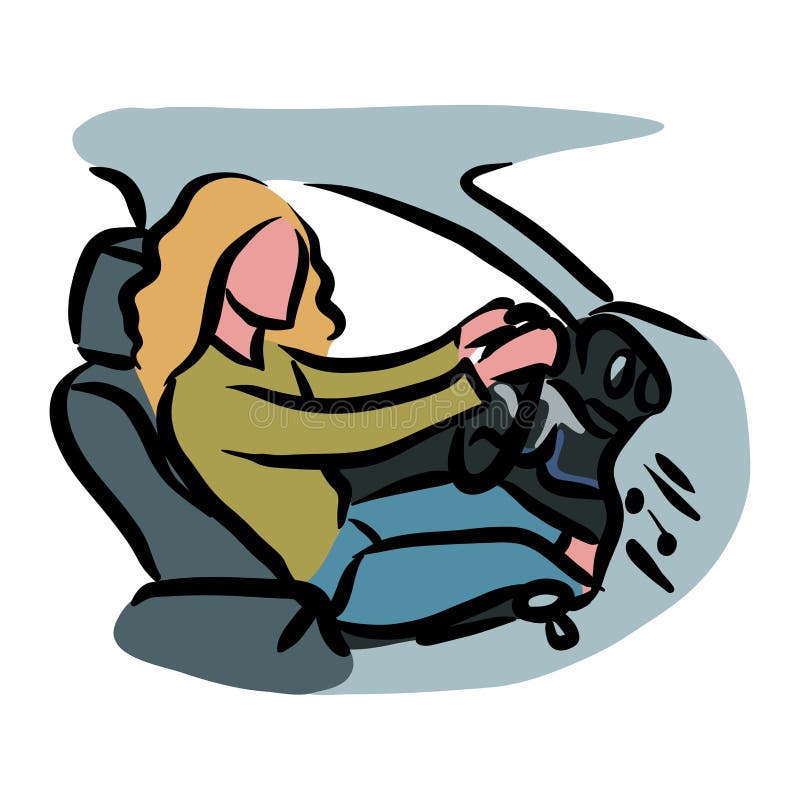 Woman Driving Truck Stock Illustrations – 323 Woman Driving Truck Stock ...