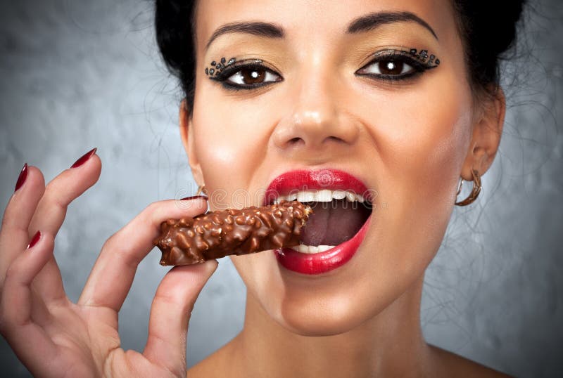 Woman mouth closeup stock photo. Image of front, females - 2850576