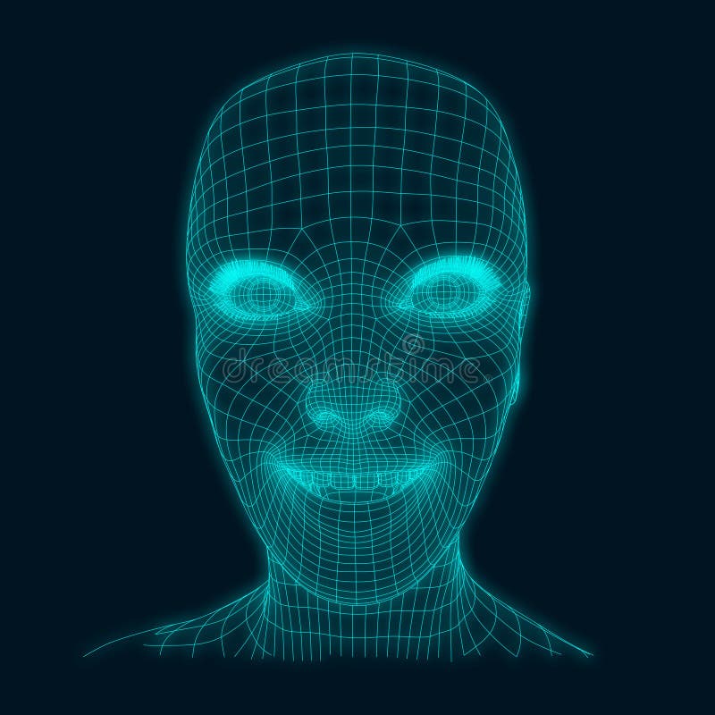 Face Grid Model Woman Stock Illustrations – 250 Face Grid Model Woman ...