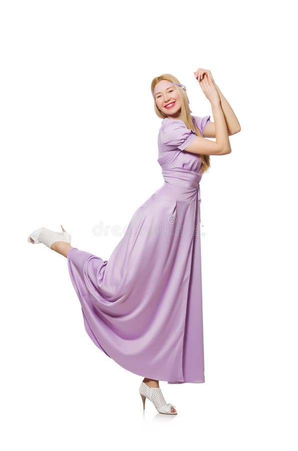 Charming Girl Dressed As Snow White Doing Curtsy Stock Photo - Image of ...