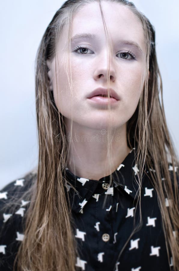 Young Woman Fashion Model stock photo. Image of girl - 51305264