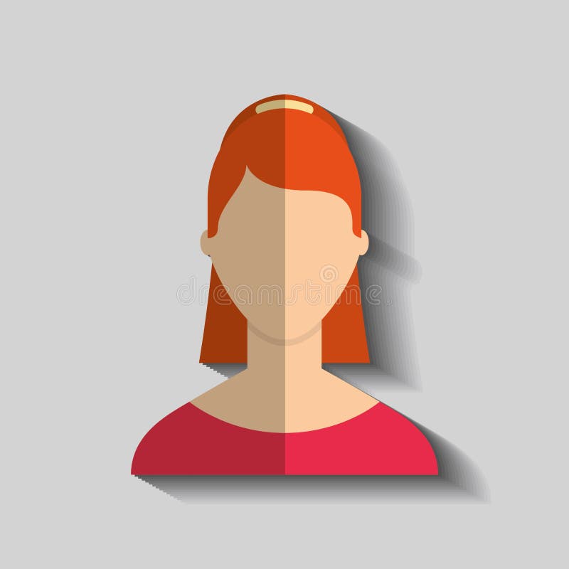 Young woman female avatar stock vector. Illustration of avatar - 94521320