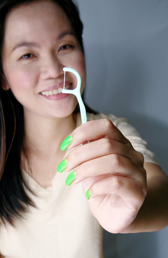 Dental floss toothpick stock image. Image of healthy - 19804355