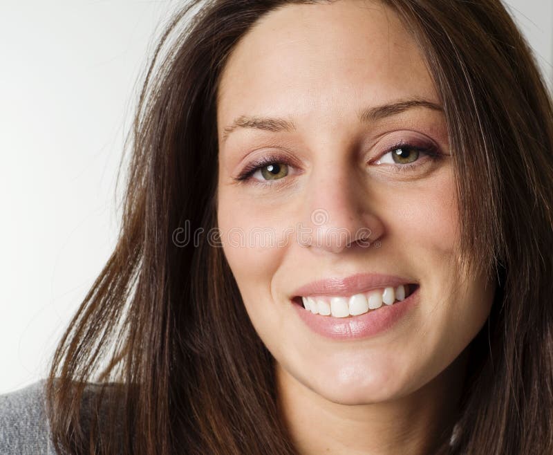 Pretty Woman With Friendly Smile Stock Image Image Of Expression