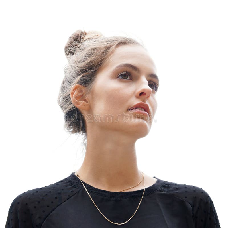 Woman Gazing at Starry Night Sky Stock Image - Image of celestial ...