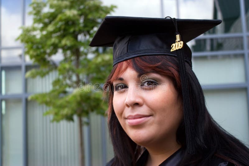 Young Woman Graduating stock image. Image of college - 11671371
