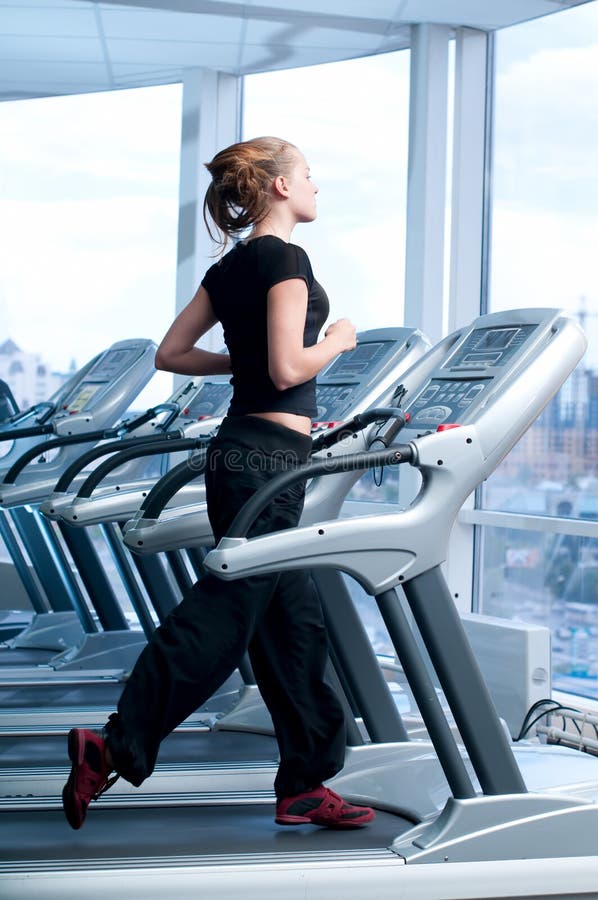 On the Treadmill stock photo. Image of machine, inside - 152272