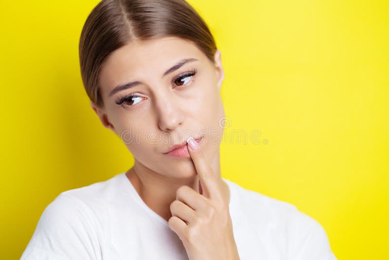 Cold sores stock photo. Image of lips, person, disgusting - 20934192