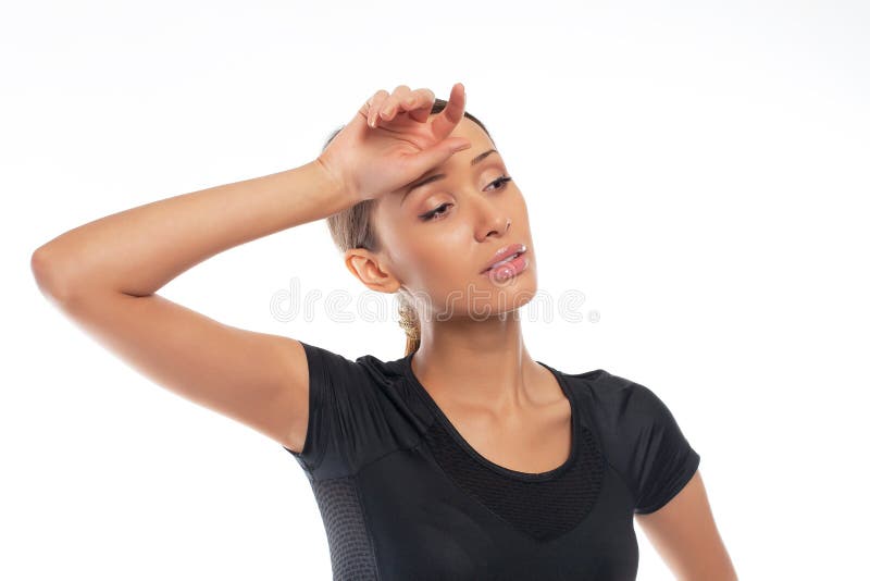 Young woman have a break stock image. Image of sensuality - 22487051