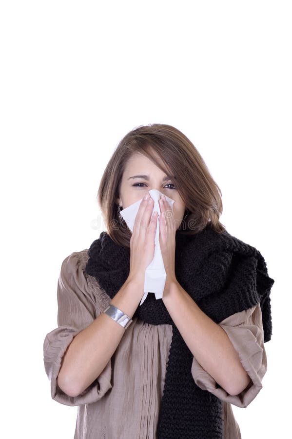 Very cold woman stock photo. Image of young, woman, coffee - 4082910