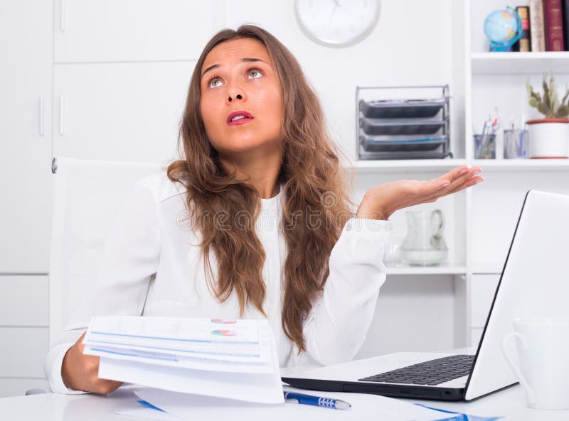 Office Troubles - Paper Jam Stock Photo - Image of paper, print: 6154116