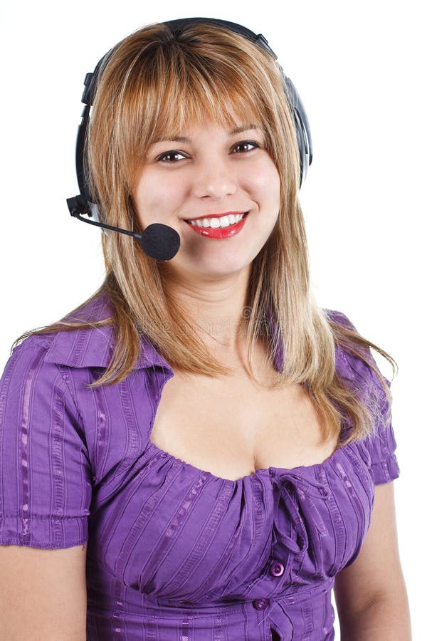 Headset on microphone stock image. Image of headphones - 22668663