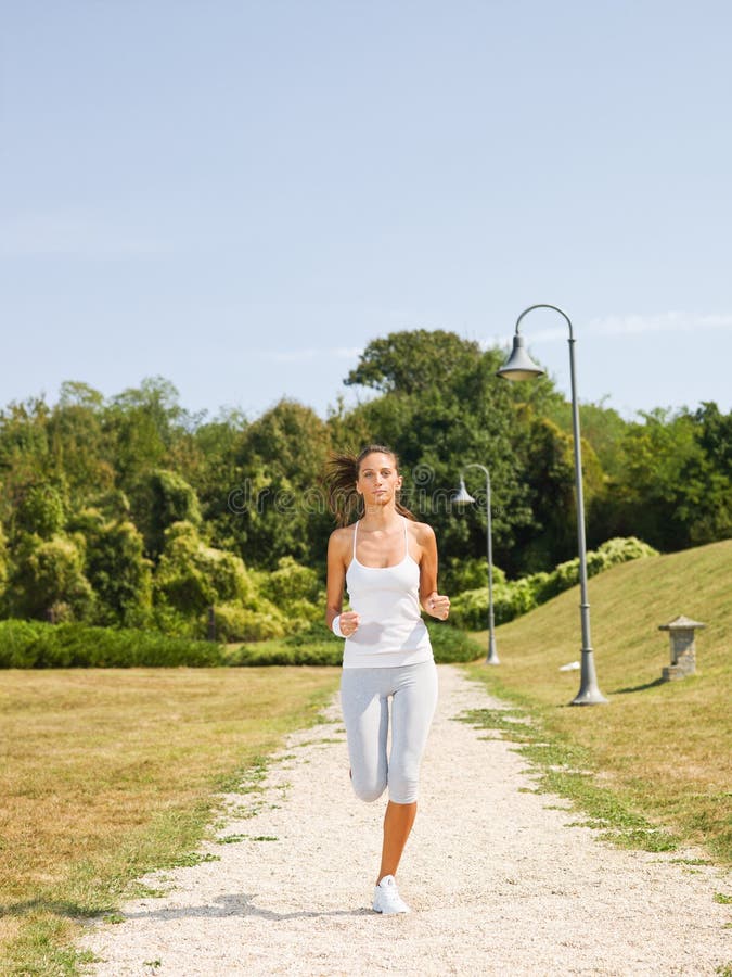 Young woman jogging stock photo. Image of caucasian, fitness - 23628824