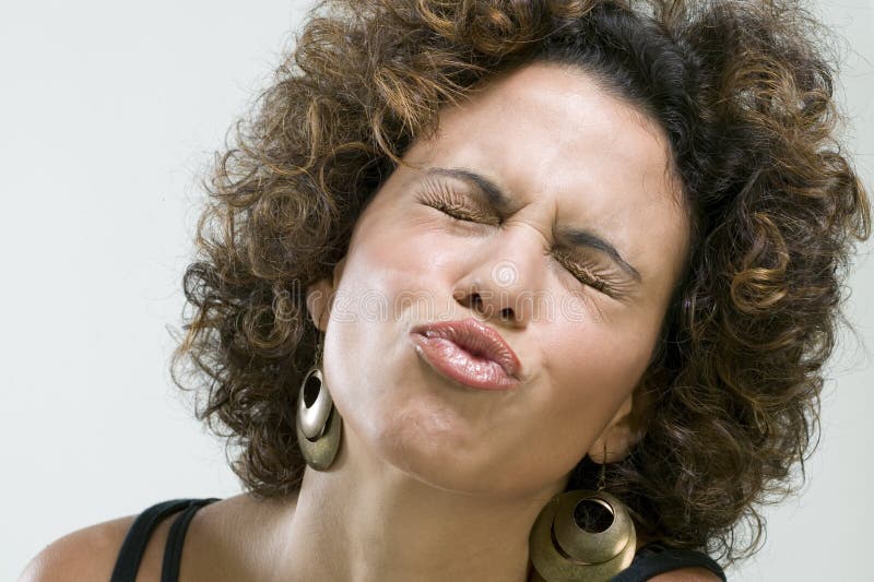 Young Woman Making Funny Expression Picture. Image: 6334978