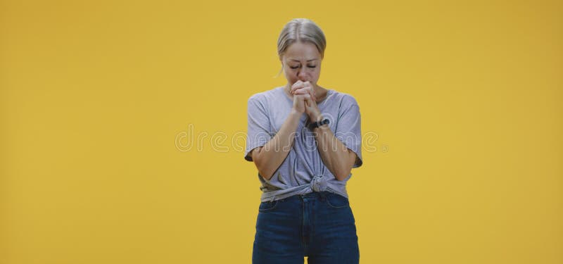 Man praying and murmuring stock image. Image of bearded - 183073927