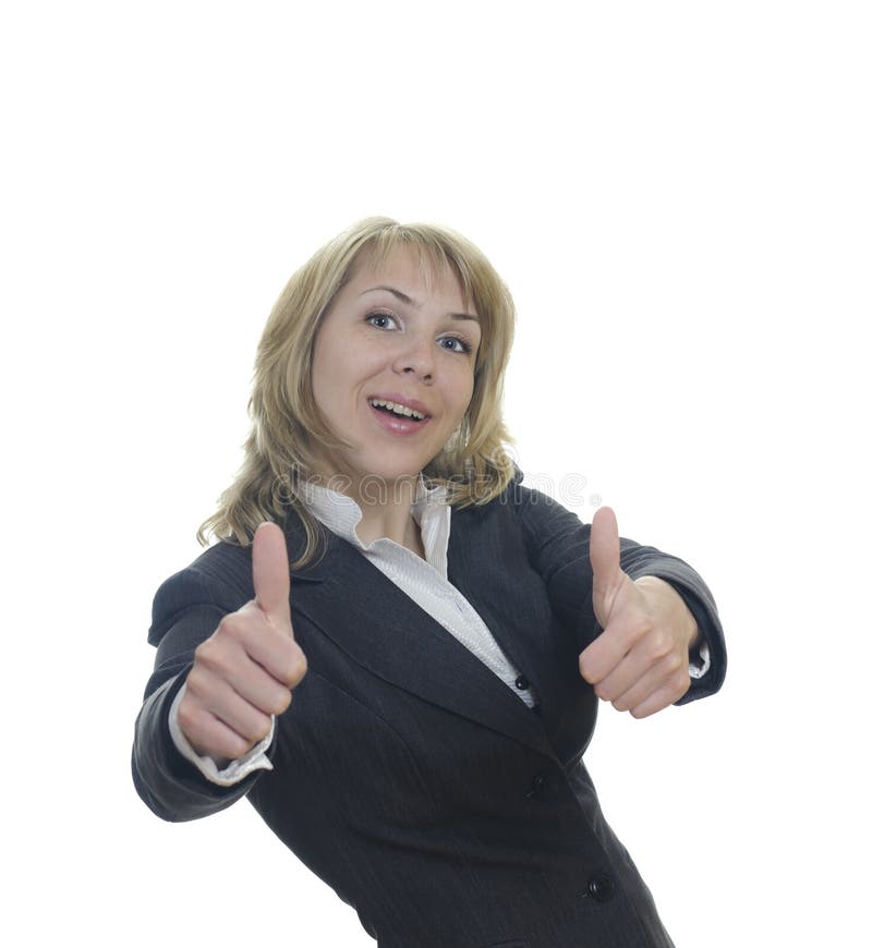 Young woman with ok stock image. Image of caucasian, face - 19102337