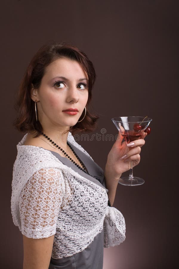 Young woman. party 1 stock image. Image of person, hair - 3974157