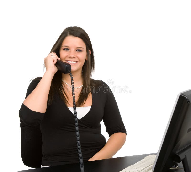 Young woman on phone stock image. Image of chatting, communicate - 17047643
