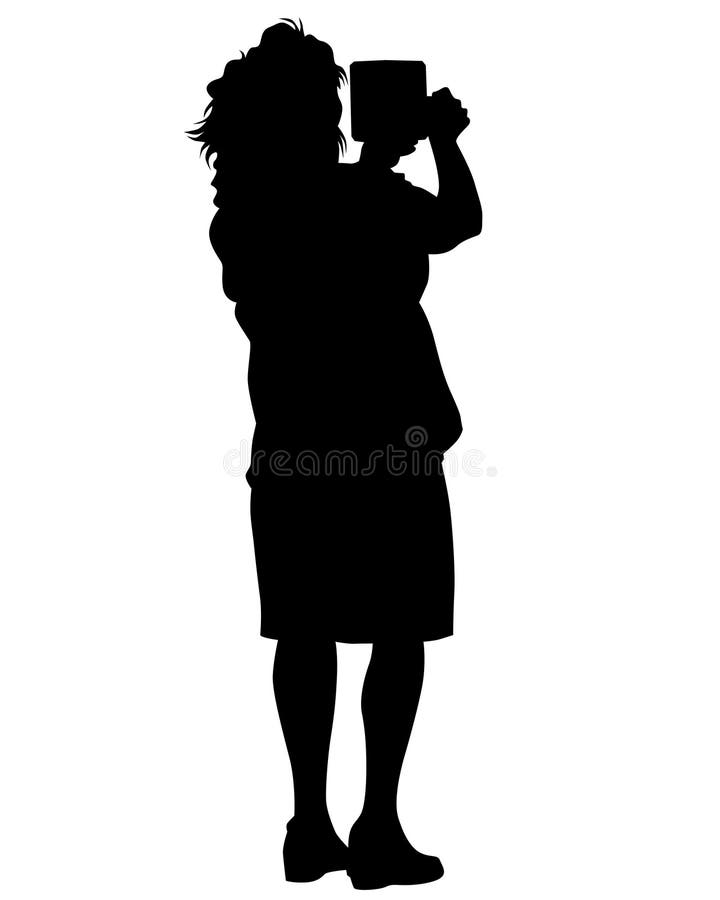Women with cell two stock vector. Illustration of businesswoman - 243006730