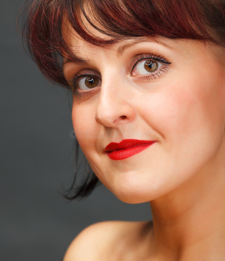 Young woman portrait stock image. Image of sensuality - 10549349