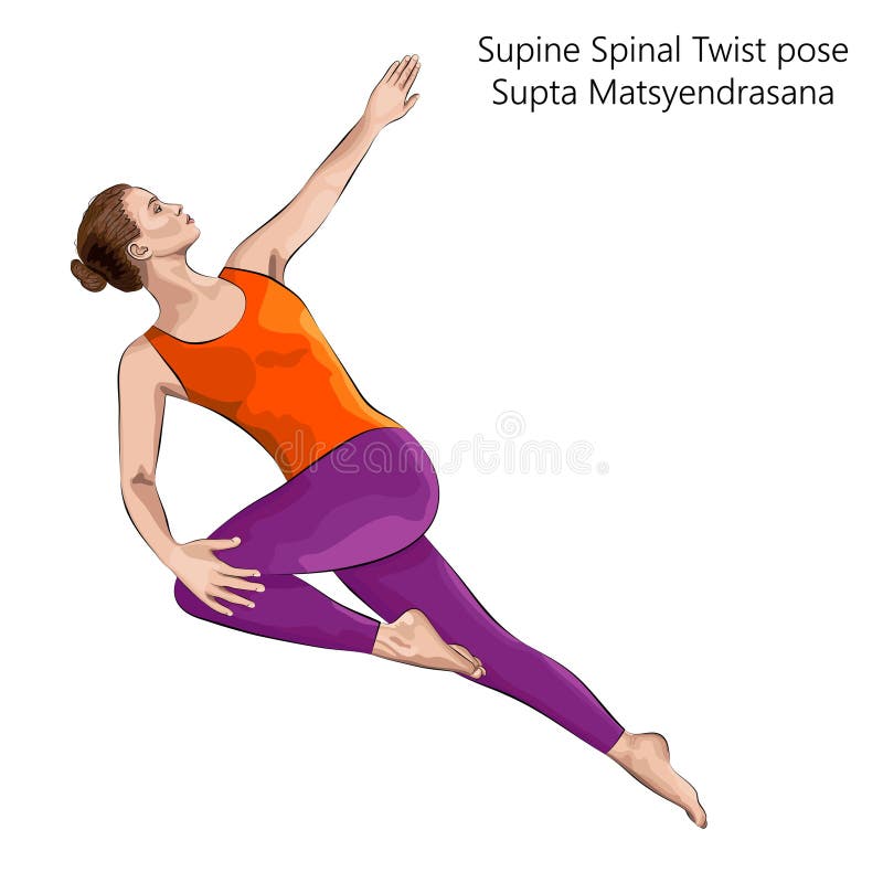 Supta Yoga Stock Illustrations – 96 Supta Yoga Stock Illustrations ...
