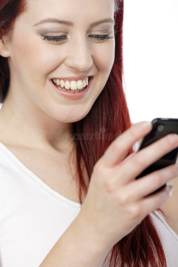 Young woman reading text s stock photo. Image of beautiful - 25672726