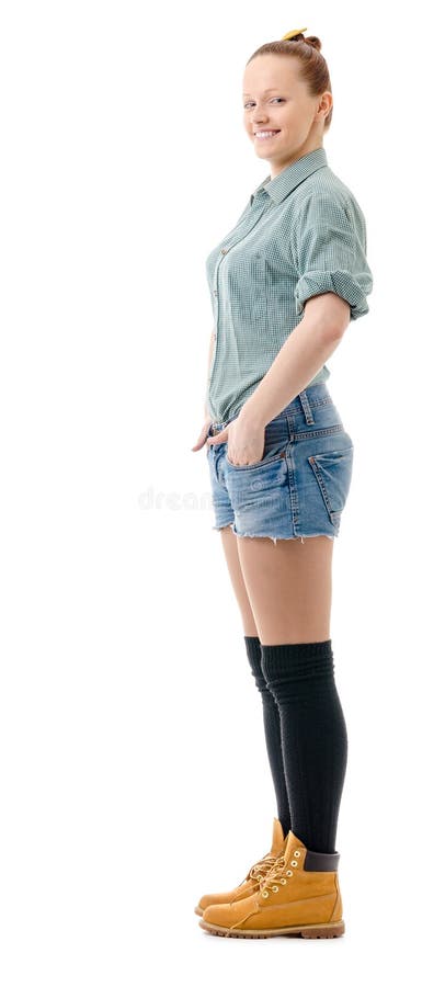 Young Woman in a Relaxed Pose Stock Image - Image of candid, lifestyle ...
