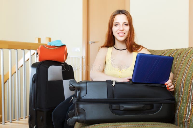 Girl Reserving Hotel Online Stock Photos - Free & Royalty-Free Stock ...