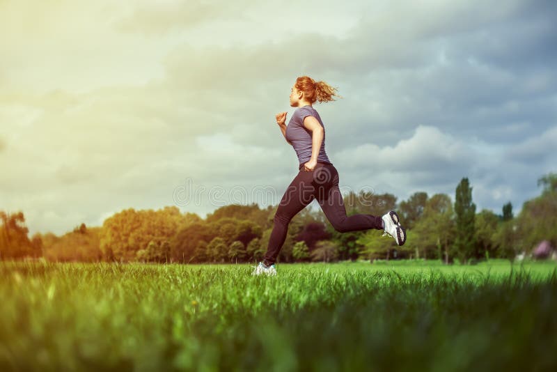 Young woman running stock image. Image of actions, running - 31313305