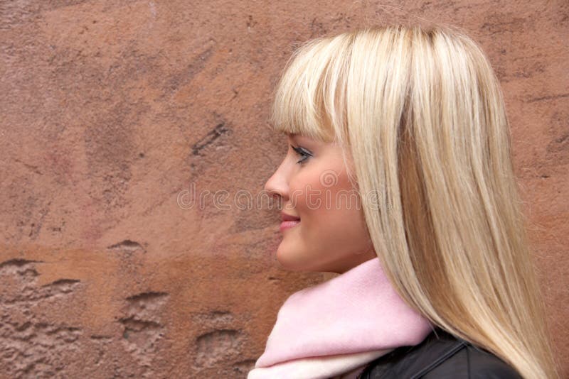 Young Woman with Scarf stock photo. Image of hair, european - 6165686