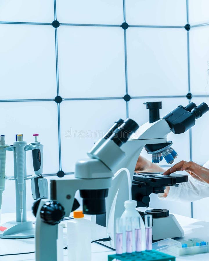 Young Woman in a Scientific Laboratory Stock Image - Image of chemistry ...