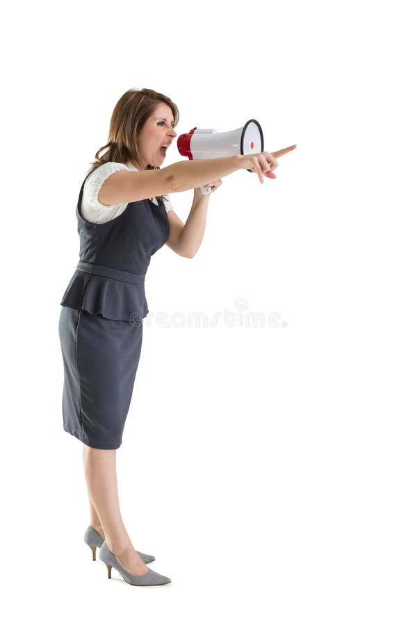 771 Woman Using Bullhorn Stock Photos - Free & Royalty-Free Stock ...