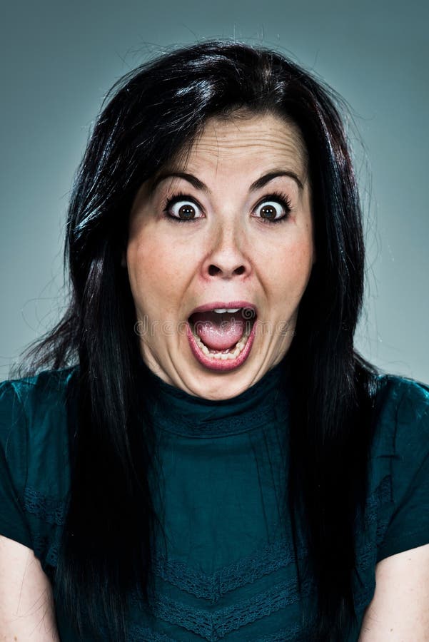 Young Woman Shouting stock photo. Image of camera, attitude - 29819724