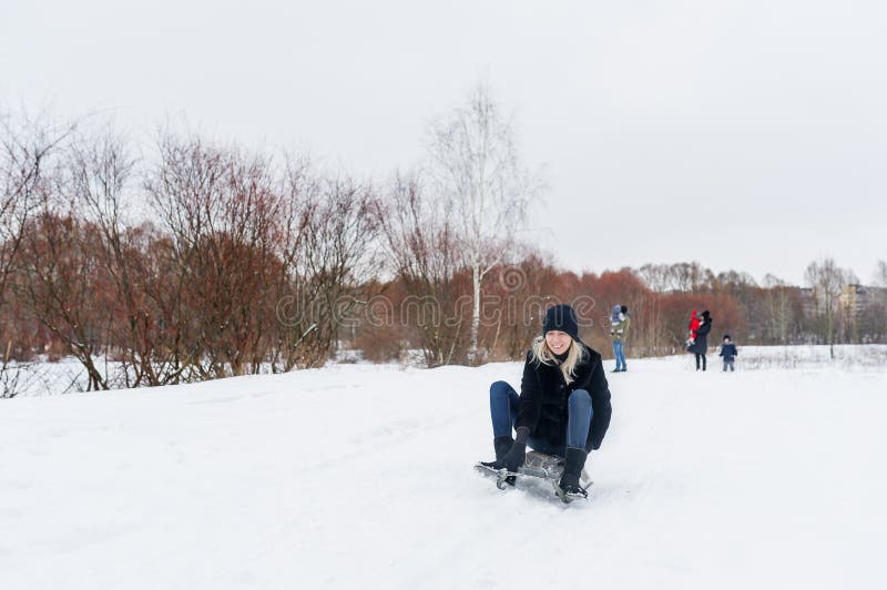 Young Woman Enjoying the Beauty of the Nature on Sailing Yacht Sailing ...