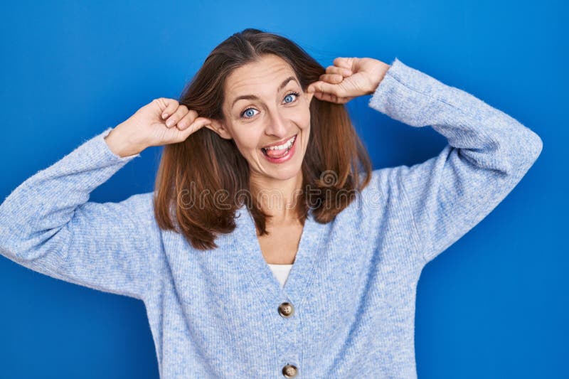 912 Woman Pulling Ear Stock Photos - Free & Royalty-Free Stock Photos ...