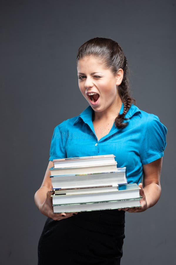 Young Woman Student Architect Holding Books Stock Image - Image of ... Young Woman Student Architect Holding Books Stock Image - Image of ...